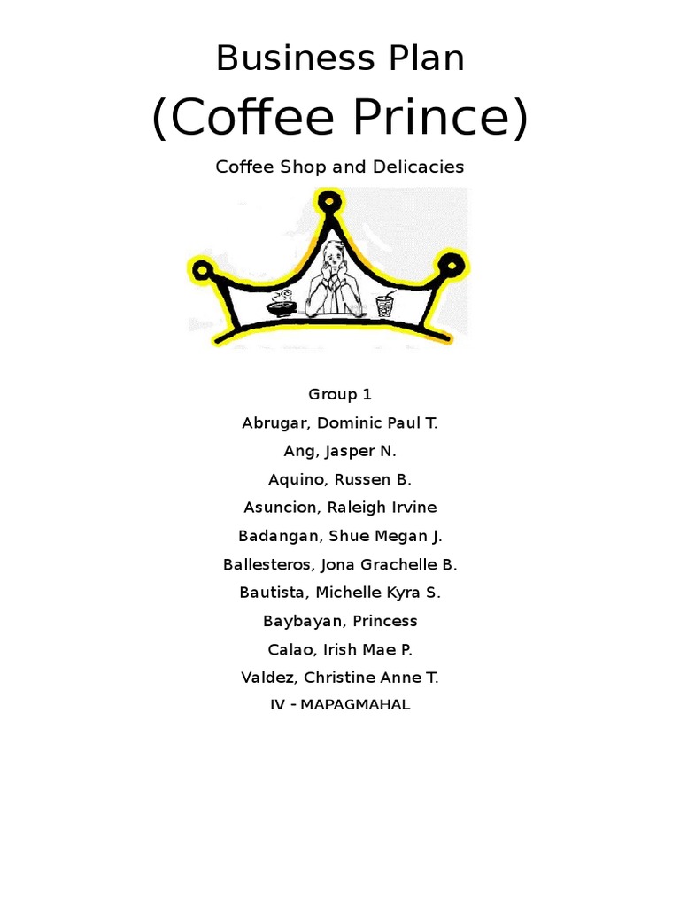 Business Proposal Coffee Shop | PDF | Drink | Non Alcoholic Drinks