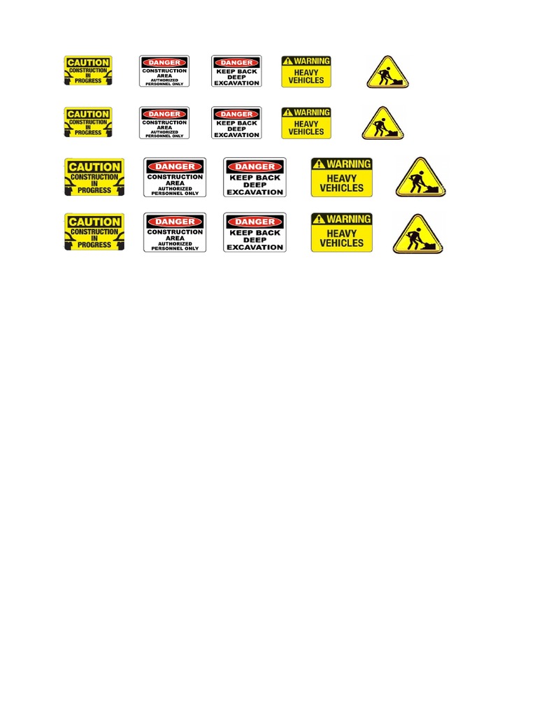 Construction Signages | PDF