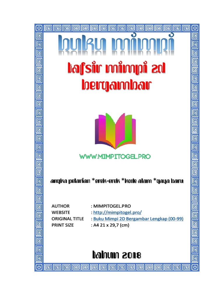 Buku Mimpi 2d Bergambar PDF | PDF