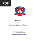 Security Company Profile Sample | PDF | Computers