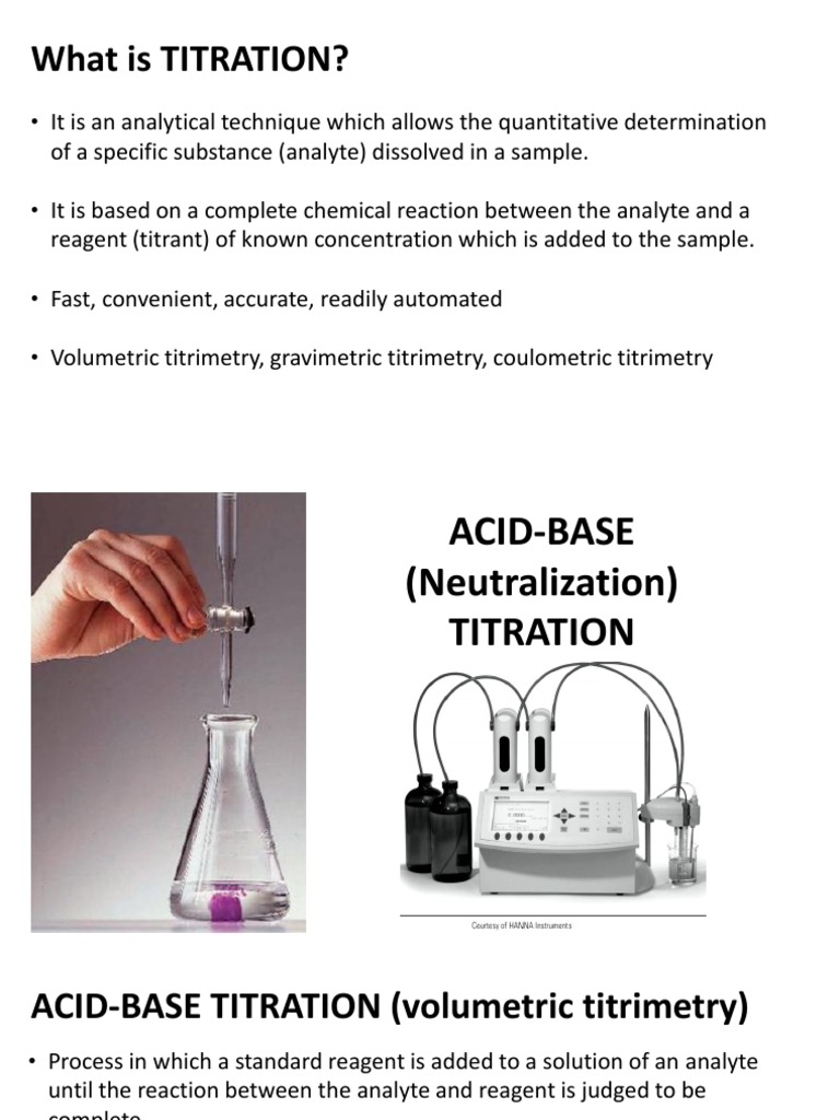 Acid-Base Titration1 PDF | PDF | Titration | Chemistry