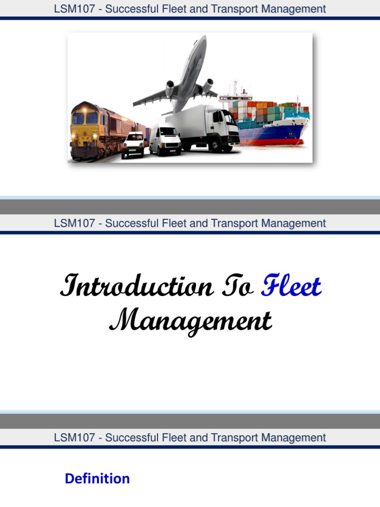 Fleet-Management Summary PDF | PDF | Fuel Economy In Automobiles ...