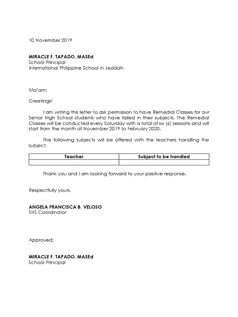 Remedial Classes | PDF