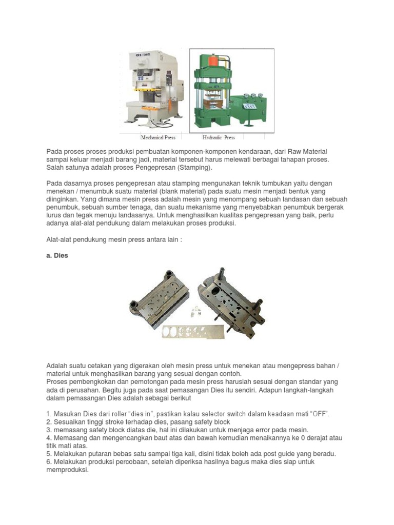 Pressing | PDF