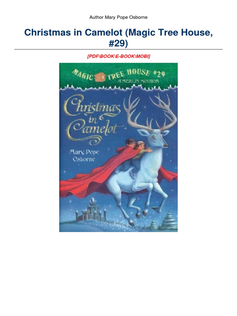 PDF Christmas in Camelot Magic Tree House