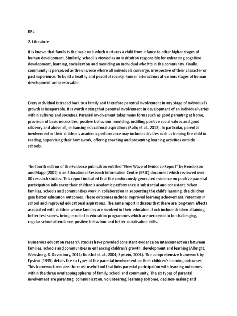 RRL | Download Free PDF | Volunteering | Teachers