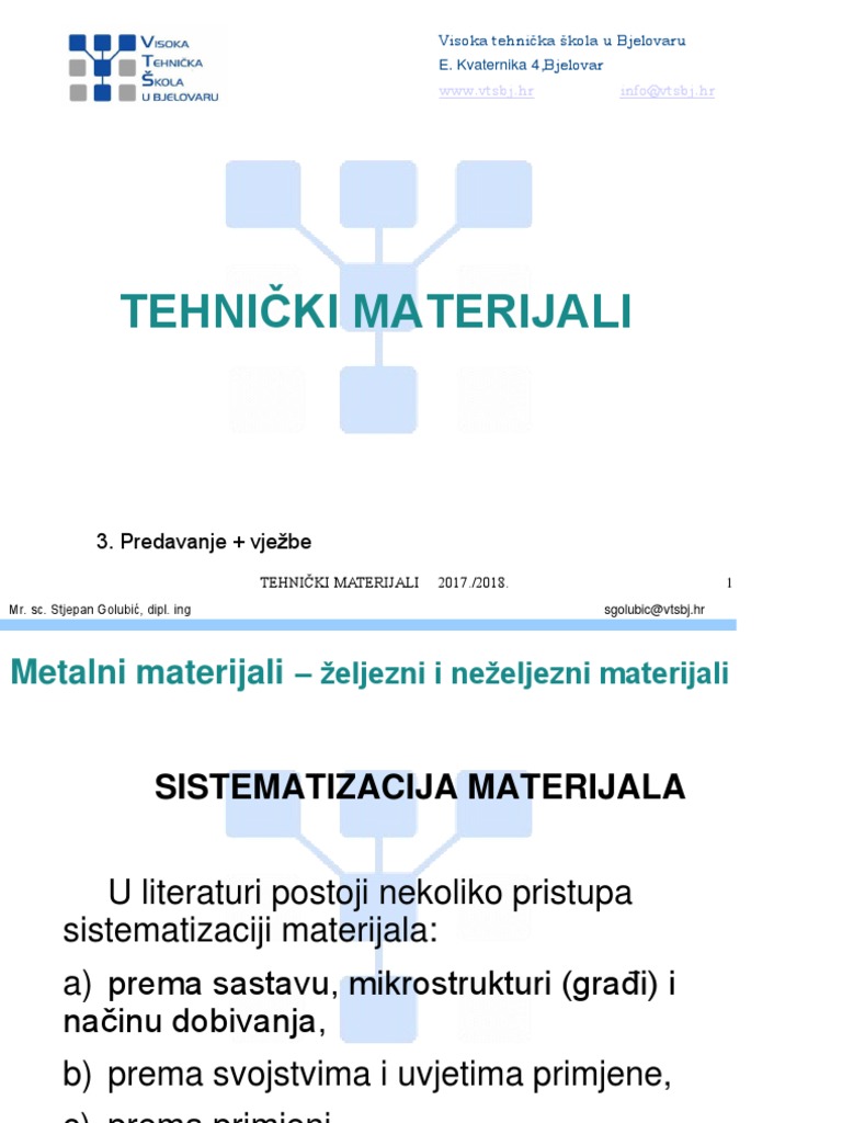 Tehnicki Materijali - 3 | PDF