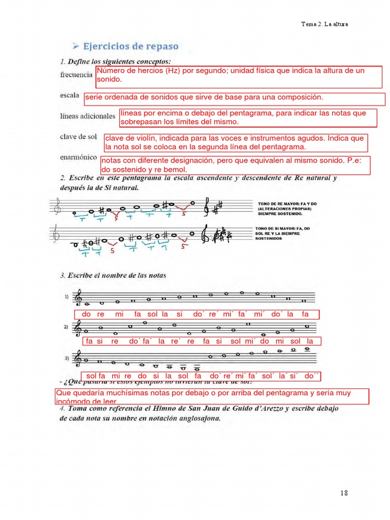 La Organizacion de Sonidos | PDF | Escala (música) | Composiciones ...