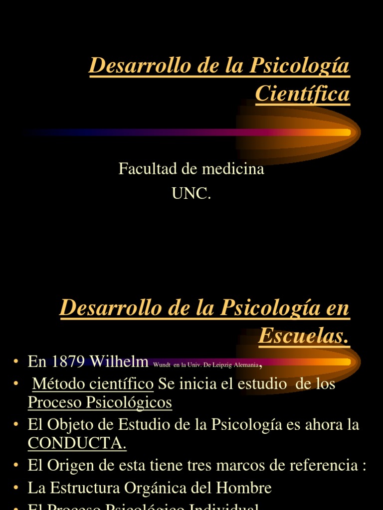 3 La PSICOLOGIA CIENTIFICA | PDF | Sicología | Metafísica