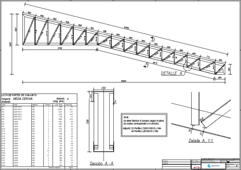 Cercha DWG Exportada 2-Model | PDF