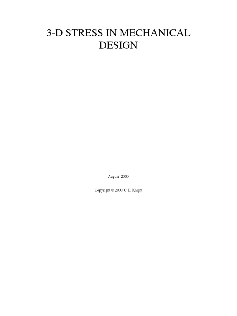 Mechanical Design | PDF | Ultimate Tensile Strength | Strength Of Materials