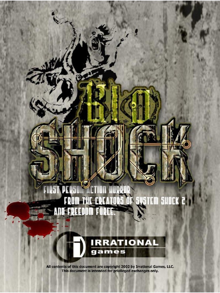 Bioshock Pitch Document PDF | PDF