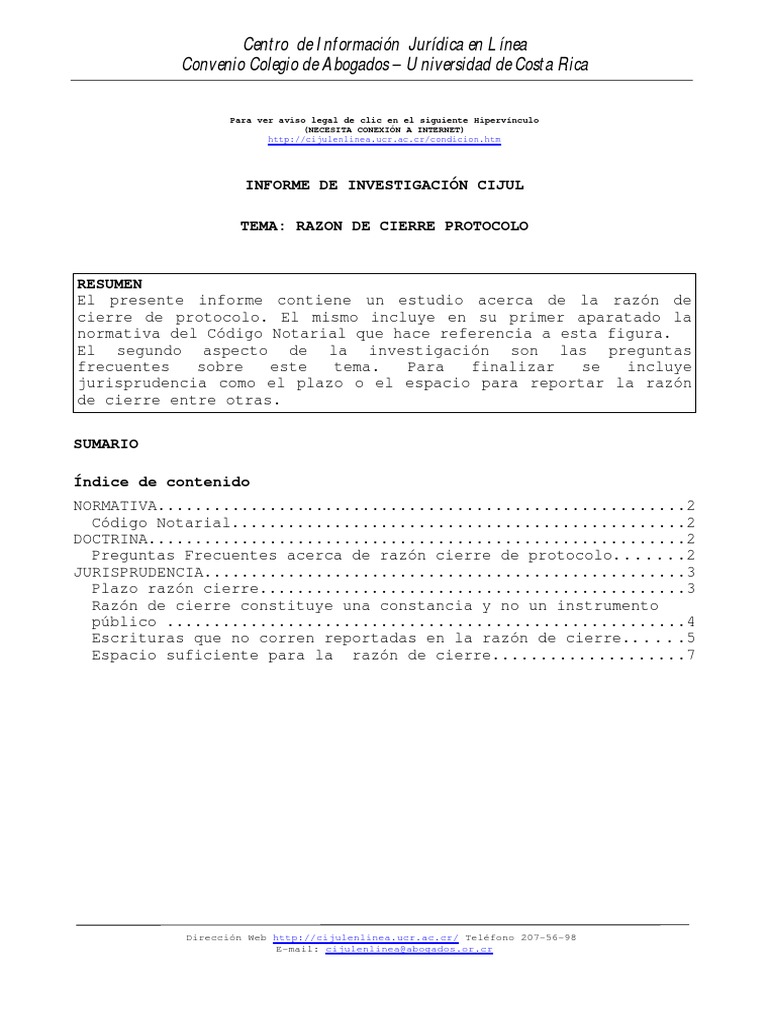Razon de Cierre Protocolo PDF | PDF | Internet | Información del gobierno