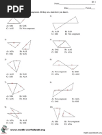 Geometry Theorems and Postulates List | PDF | Rectangle | Triangle