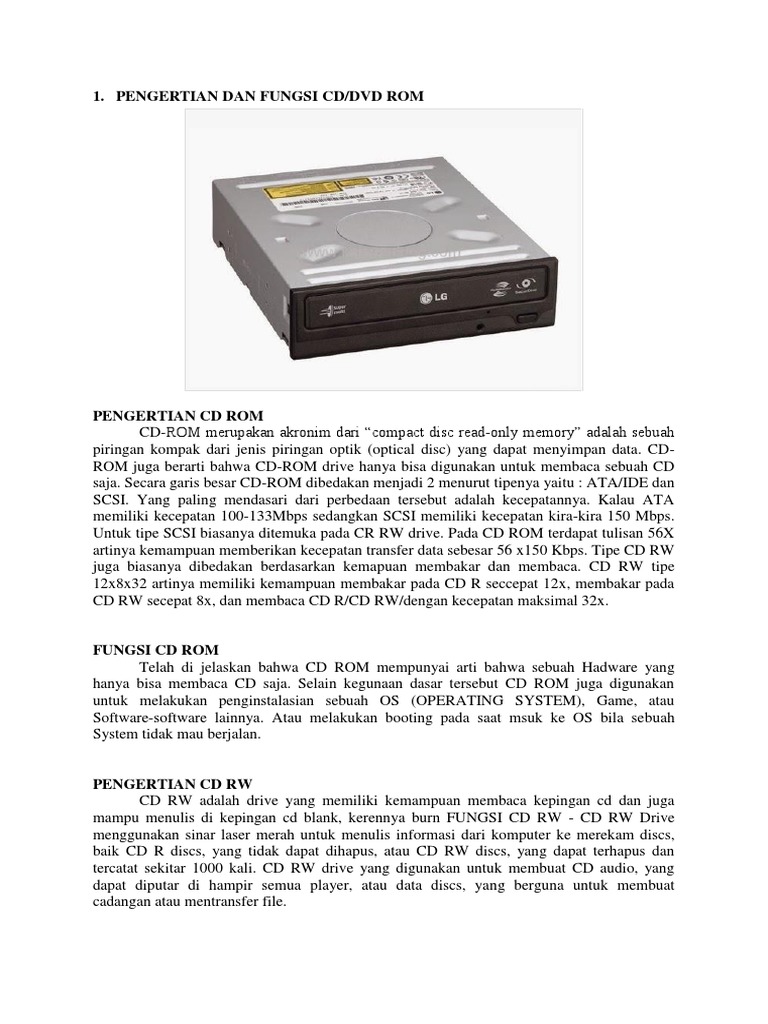 CD Dan DVD-ROM | PDF