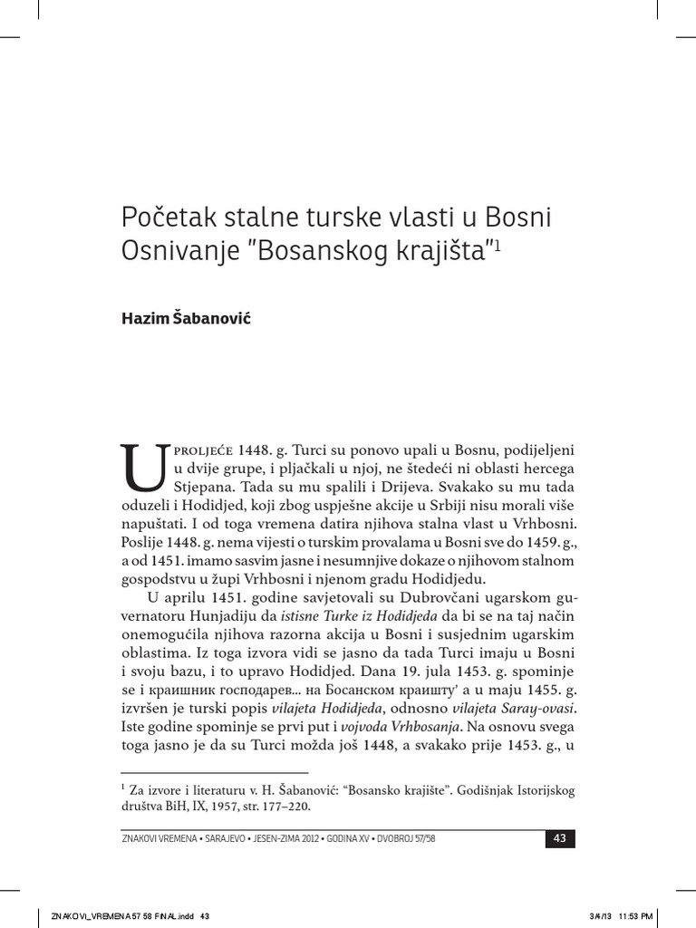 043 Hazim Sabanovic | PDF