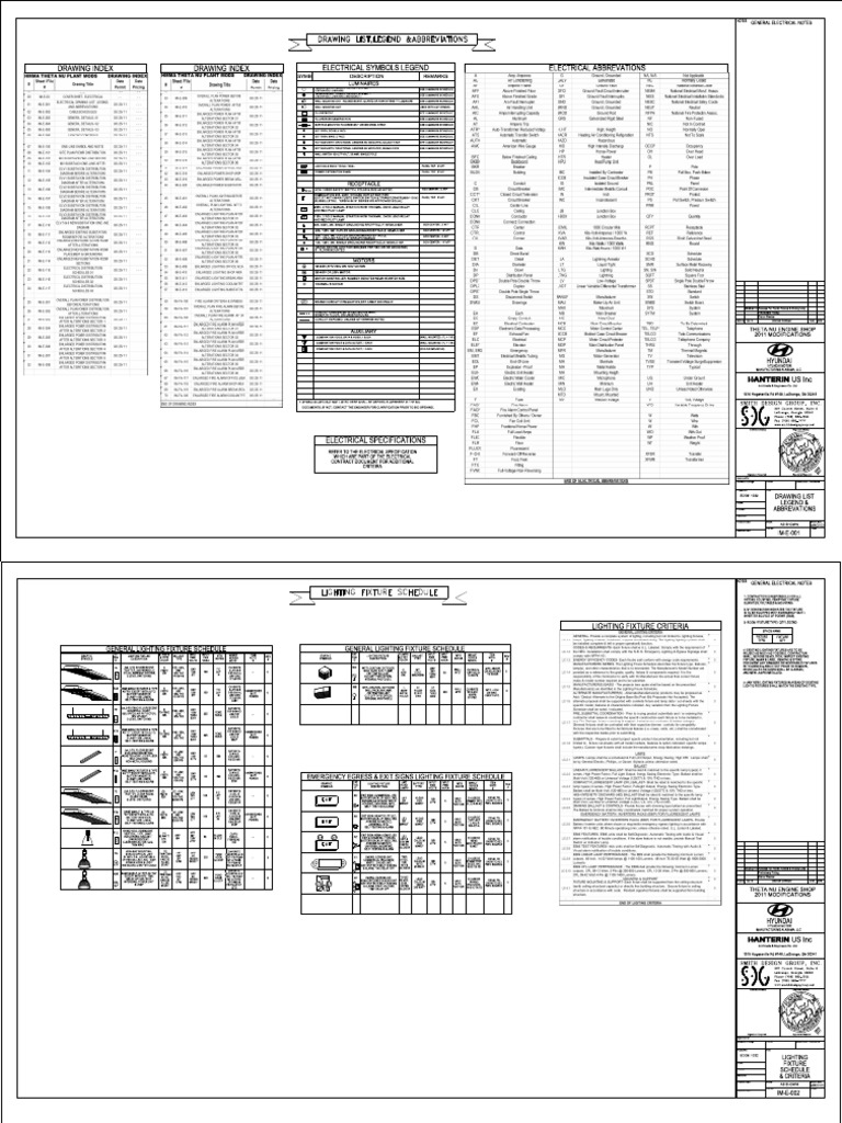Electrical Abbrevations Electrical Symbols Legend Drawing Index Drawing ...