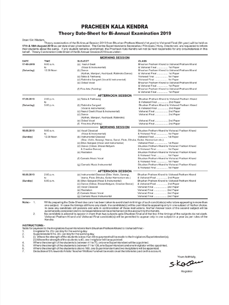Bi Annual Examination | PDF