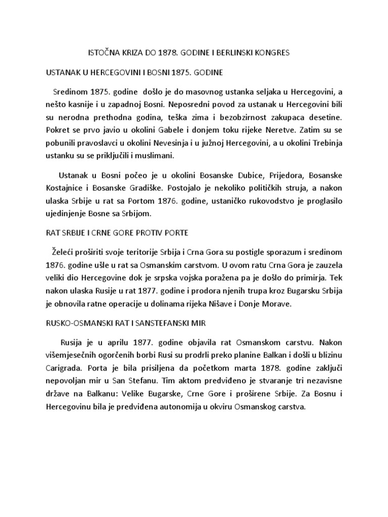 Istocna Kriza | PDF