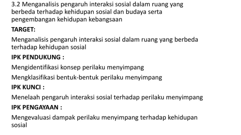Contoh Breakdown KD | PDF