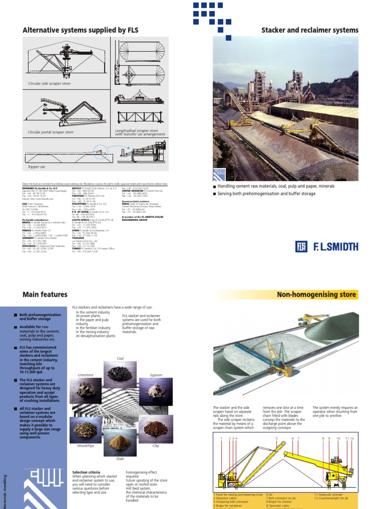 FLS Alternative Material Handling Systems for Cement Plants | PDF | Nature