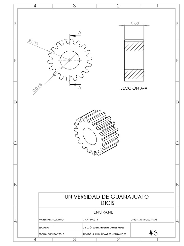Engrane Recto (Plano) | PDF