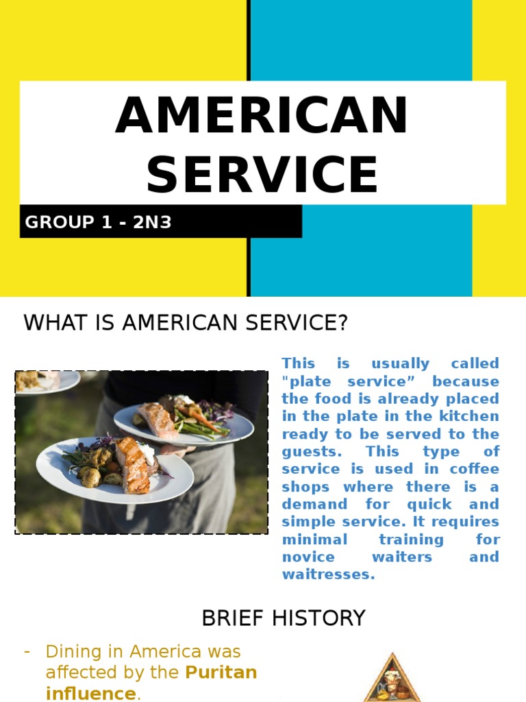 American Service | Download Free PDF | Tableware | Restaurants