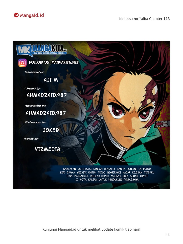 Mangaid - Id Kimetsu No Yaiba Chapter 113 | PDF