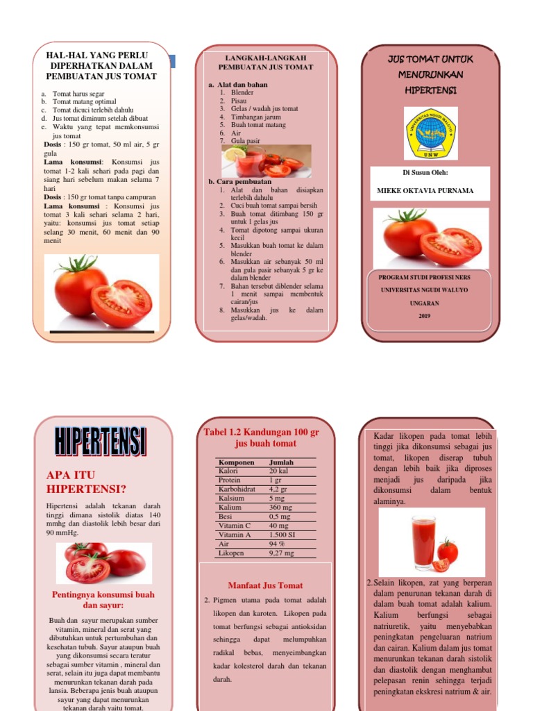LEAFLET Jus Tomat | PDF