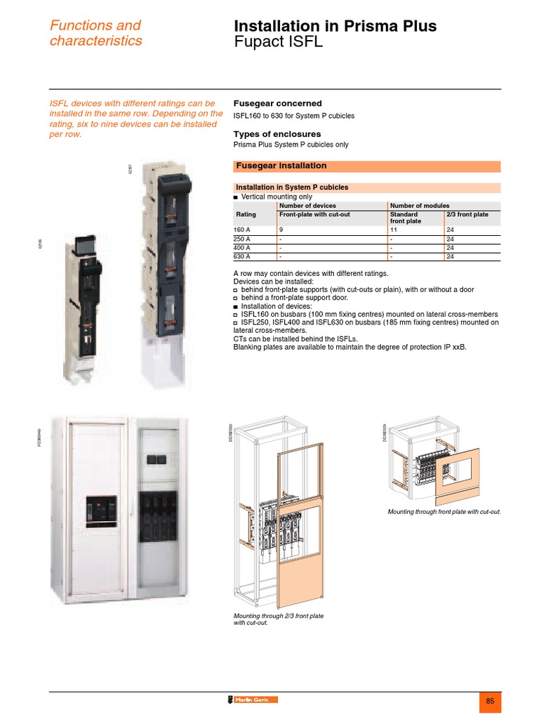 Fupact ISFL Seccionador | PDF | Manufactured Goods | Equipment