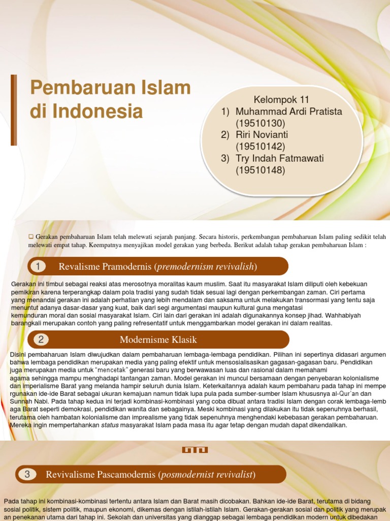 Spi Pembaruan Islam Di Indonesia | PDF | Agama & Spiritualitas