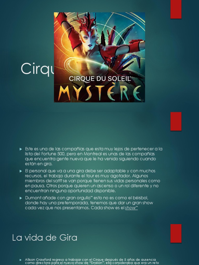 Cirque Du Soleil | PDF