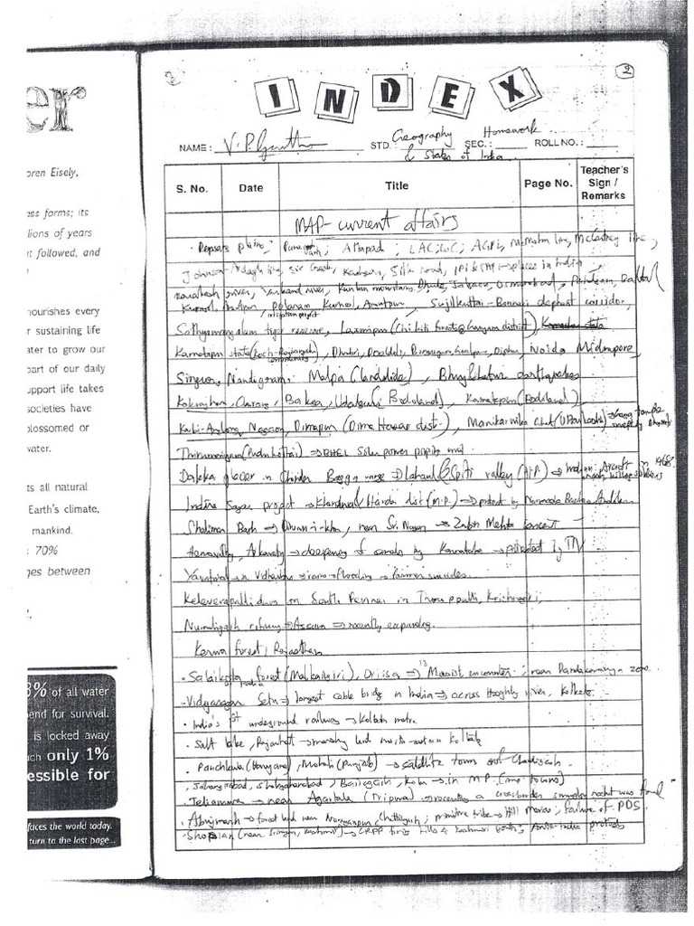 4 Map Current Affairs | PDF