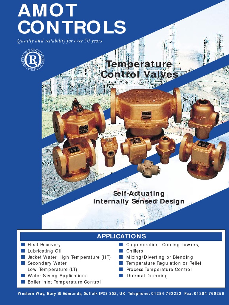 Amotcontrols Manual | PDF | Valve | Thermostat