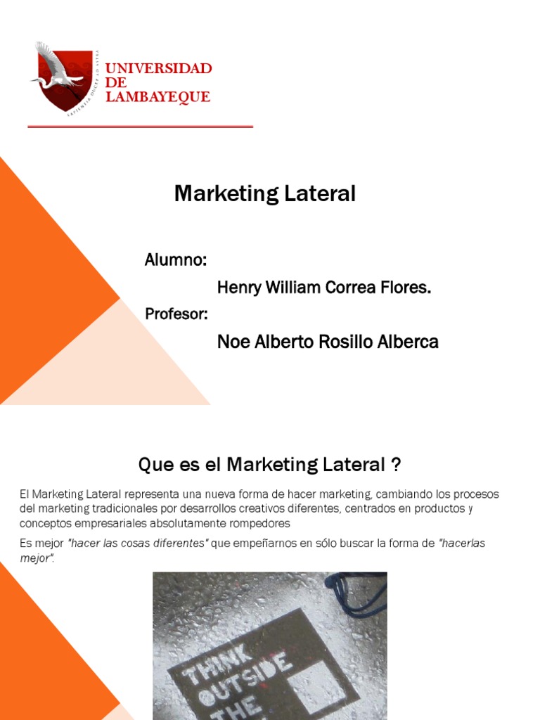 Marketing Lateral | PDF | Marketing | Economias