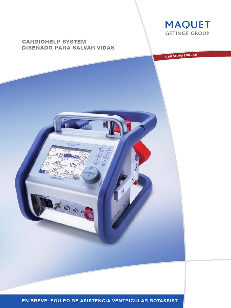 Brochure Cardiohelp Esp PDF | PDF | Hemodinámica | Sistema circulatorio