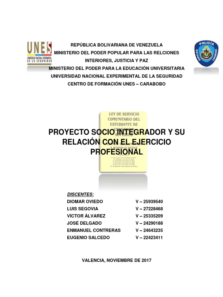 Proyecto Socio Integrador | PDF