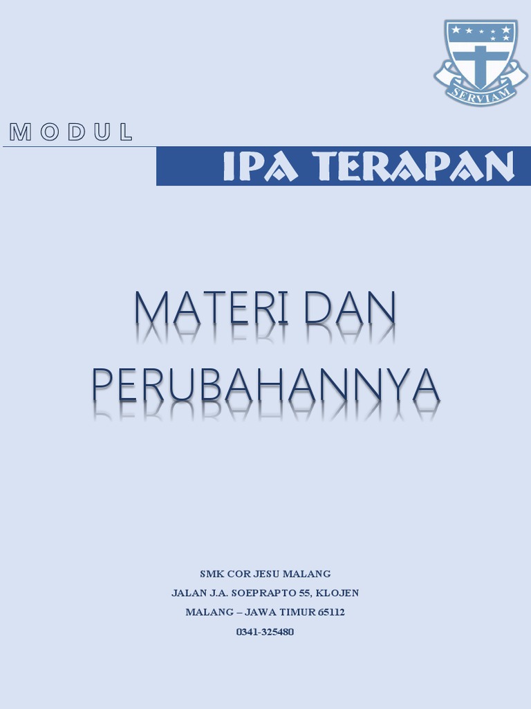 Modul Materi Dan Perubahannya | PDF | Sains & Matematika