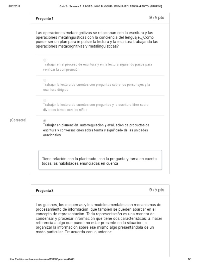 Quiz 2 - Semana 7 - Ra - Segundo Bloque-Lenguaje y Pensamiento ... Quiz 2 - Semana 7 - Ra - Segundo Bloque-Lenguaje y Pensamiento ...