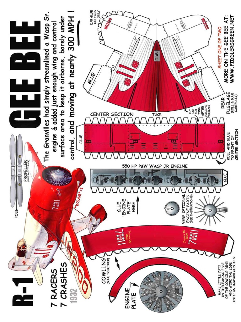 GeeBee Paper Model | PDF
