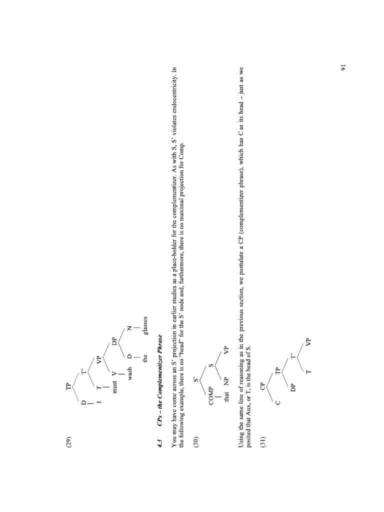 Complementizer Phrase | PDF