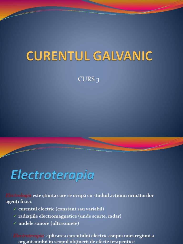Curentul Galvanic | PDF