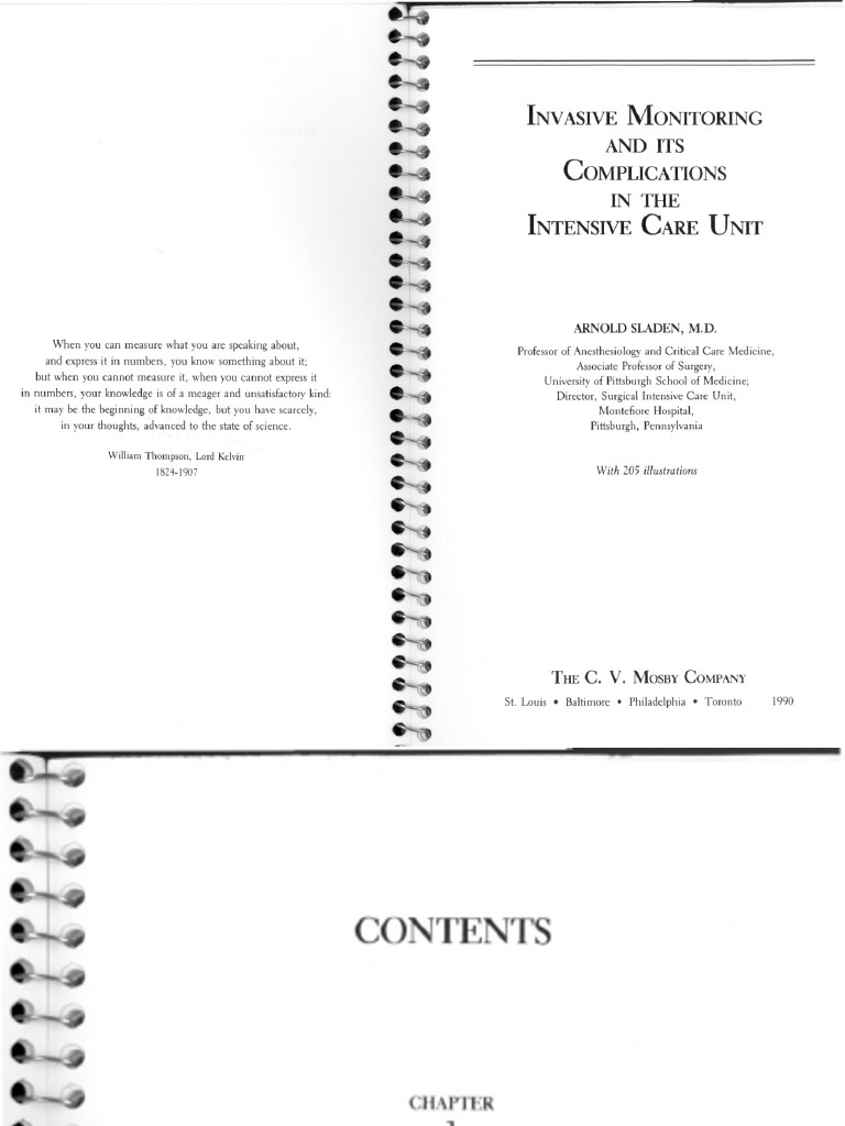 ICU Procedures | PDF | Thrombosis | Catheter