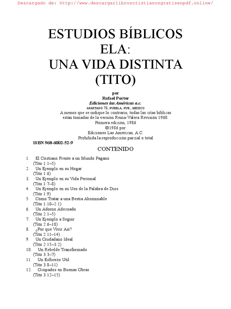 Tito | PDF | Pablo el apóstol | Iglesia Católica