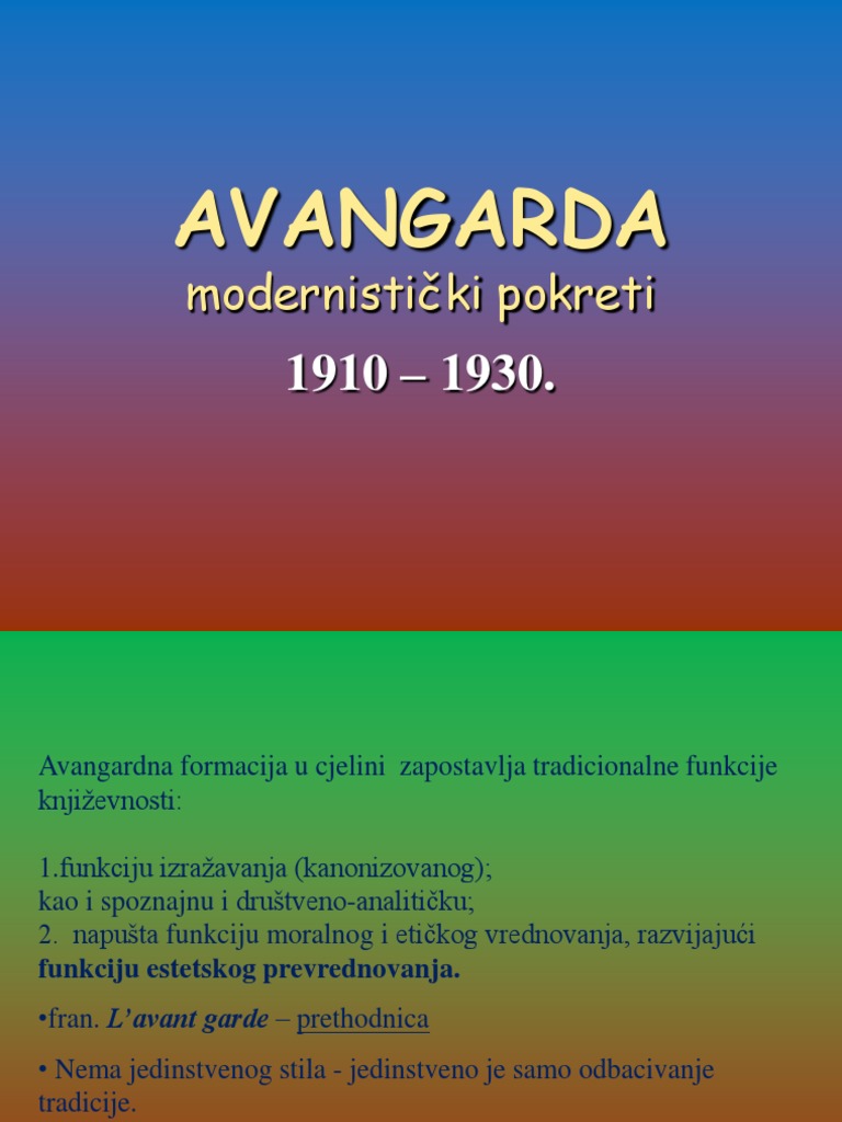 AVANGARDA | PDF