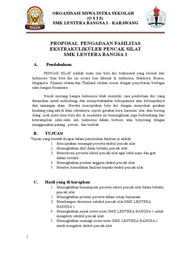 Proposal Pengajuan Barang | PDF