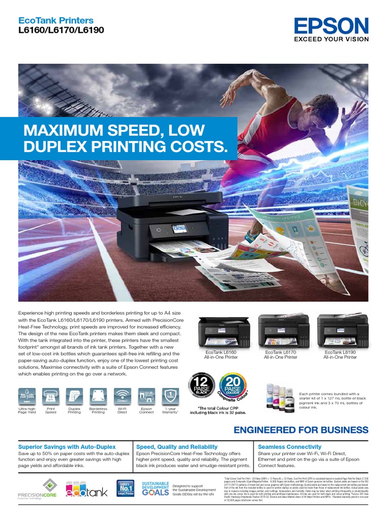 L6160 L6170 L6190brochure | PDF | Printer (Computing) | Image Scanner