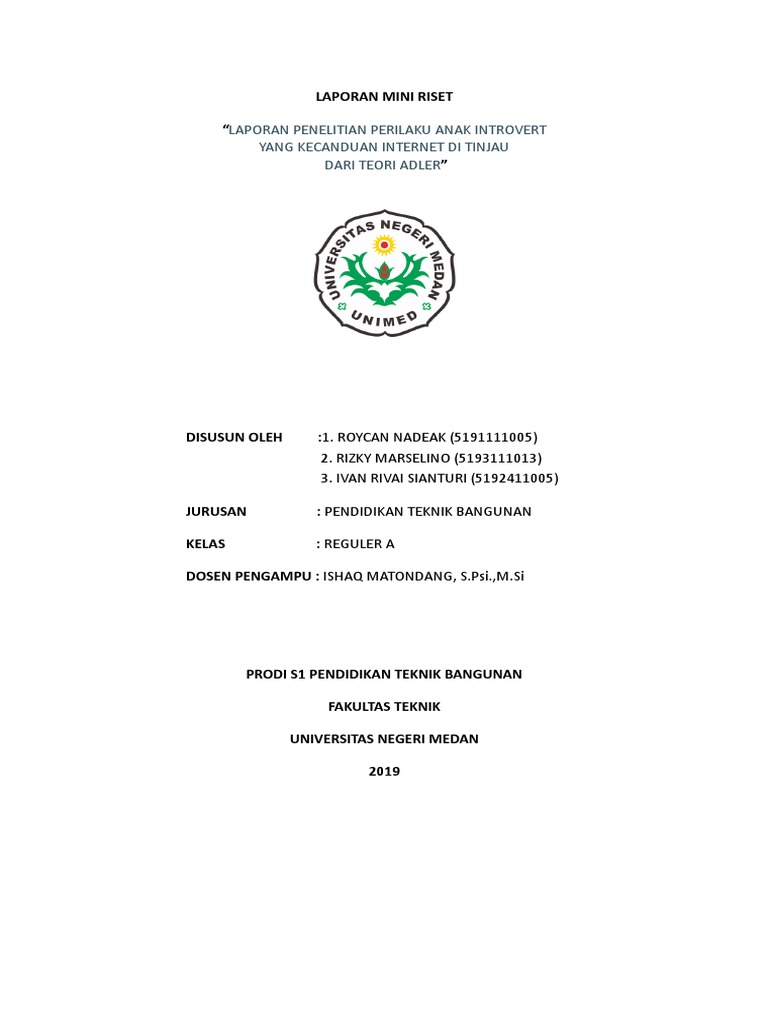 Laporan Mini Riset PPD | PDF