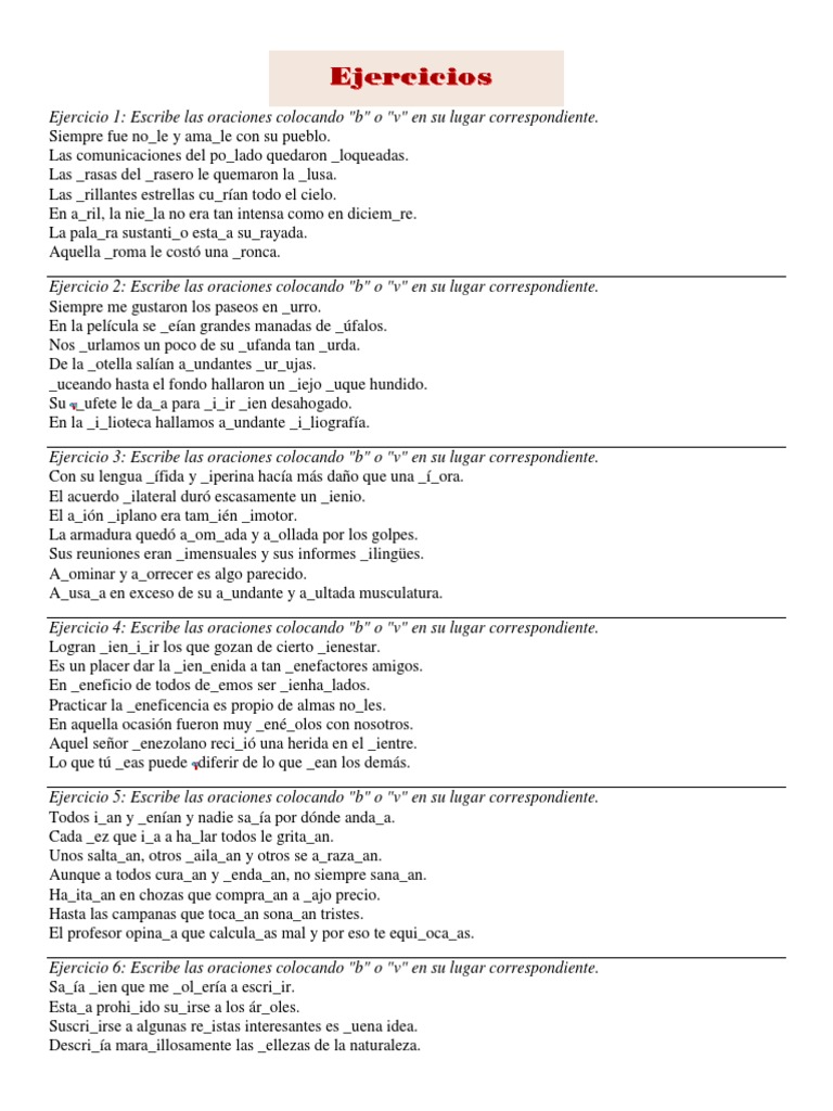 Ejercicio B V Pdf
