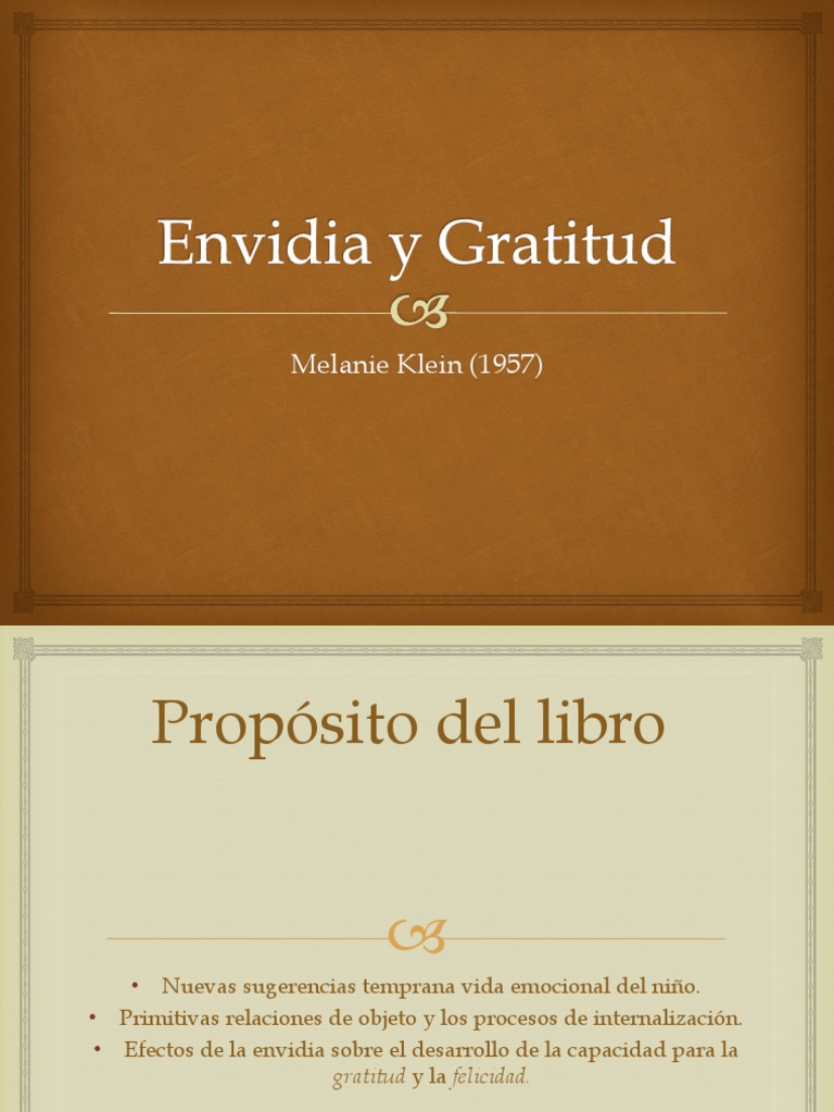 EXPO Envidia y Gratitud | PDF | Envidia | Amor